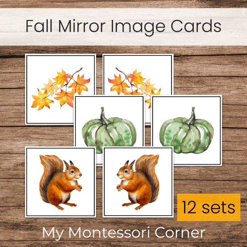 Fall Preschool Activity Bundle, Montessori Autumn Unit Printable ...