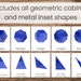 Montessori Geometric Shapes 3-part Cards and Control Chart: Homeschool ...