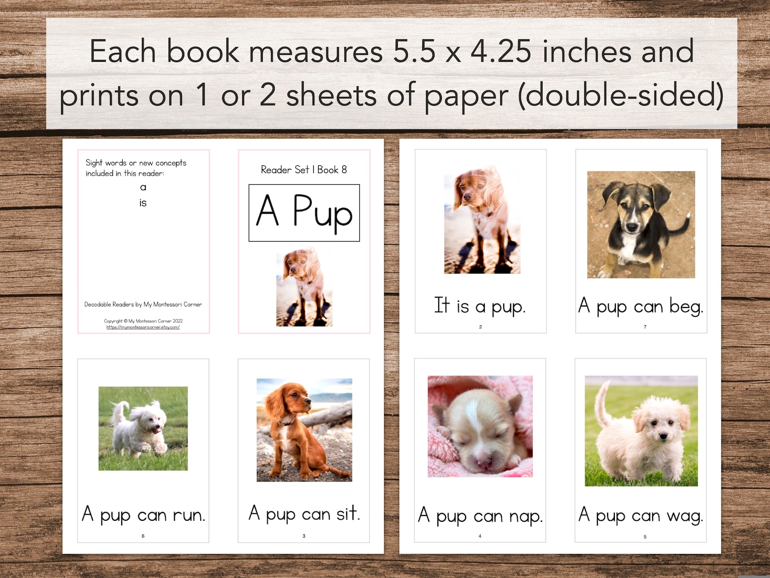 Montessori Pink Series Readers Bundle (CVC Decodable Books) - Etsy