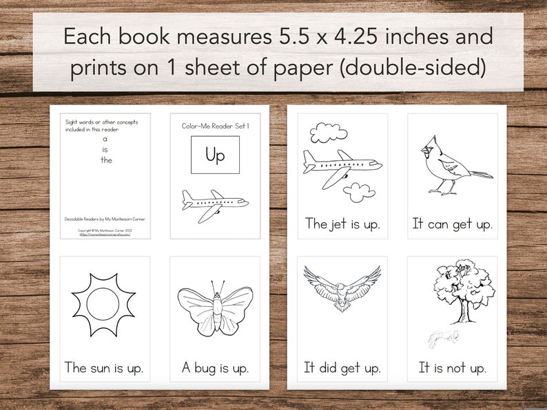 Pink Series Color-me Readers montessori Decodable Reading - Etsy