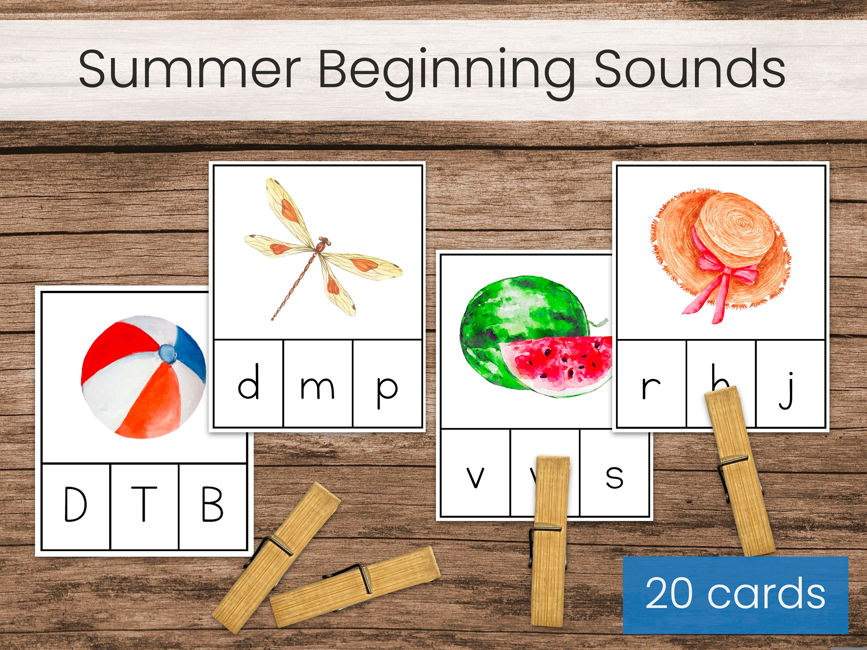 Summer Preschool Activity Bundle montessori Printable - Etsy