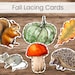 Fall Forest Lacing Cards, Watercolor (montessori Preschool Fine Motor ...