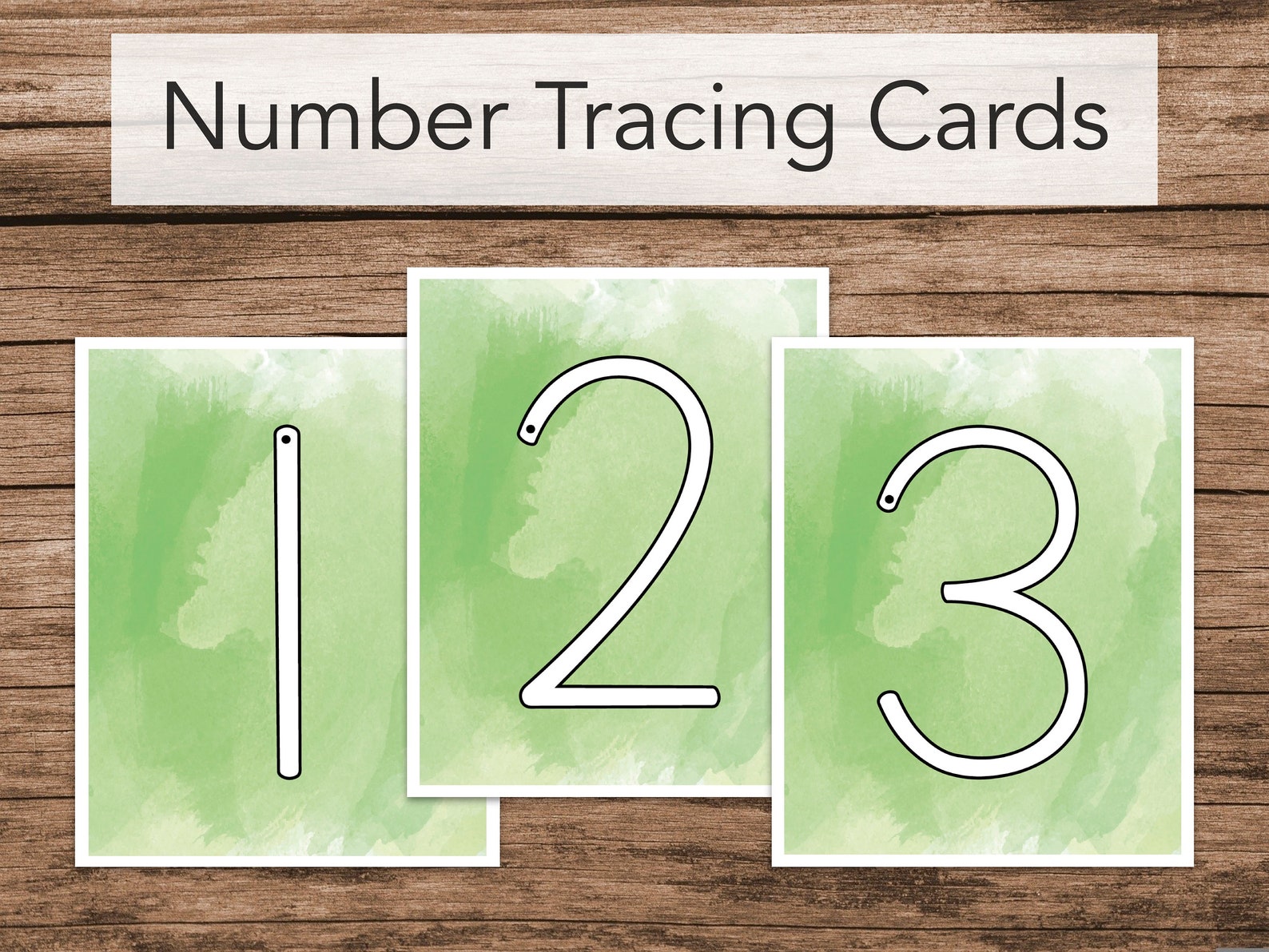 Number Tracing Cards: Montessori Sandpaper Numbers homeschool - Etsy