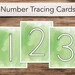 Number Tracing Cards: Montessori Sandpaper Numbers homeschool - Etsy