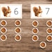 Fall Squirrels Number and Counting Cards Activity (montessori Preschool ...