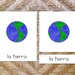 SPANISH Nature 3-part Cards: Montessori Preschool and Homeschool ...