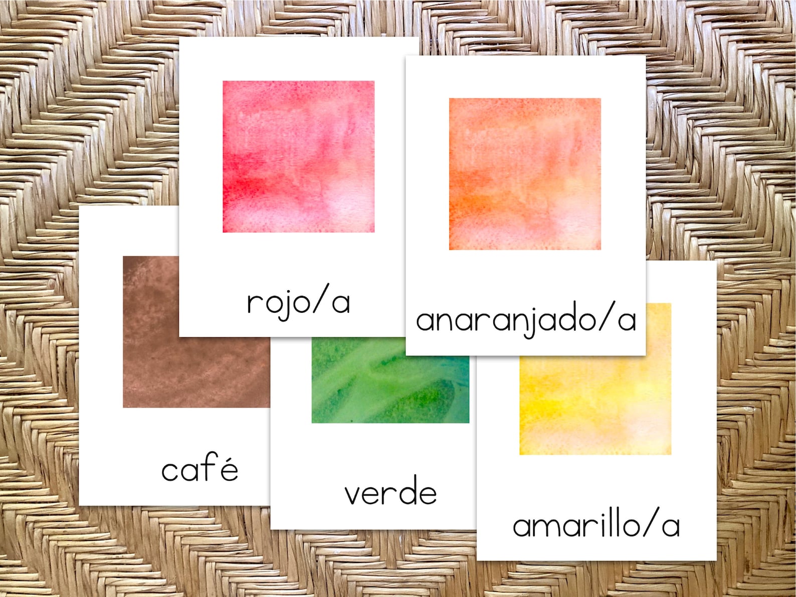 SPANISH Fall Colors Activity (montessori Sorting Cards) - Etsy