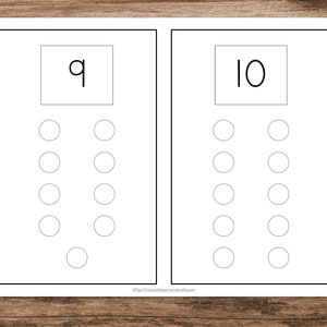 Fall Squirrels Number and Counting Cards Activity (montessori Preschool ...