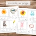 CVC Vowel Sounds Clip Cards (montessori Pink Series Phonics Printable ...