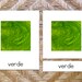 SPANISH Colors Montessori 3 Part Cards, Watercolor - Etsy