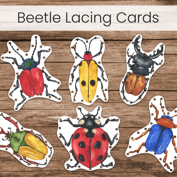 Watercolor Beetle - Etsy