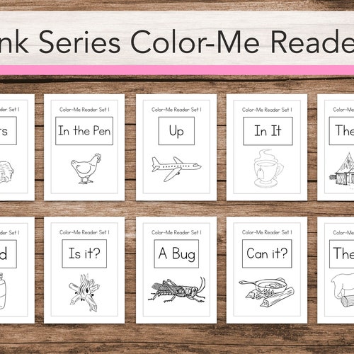 Montessori Pink Series Readers Bundle CVC Decodable Books - Etsy