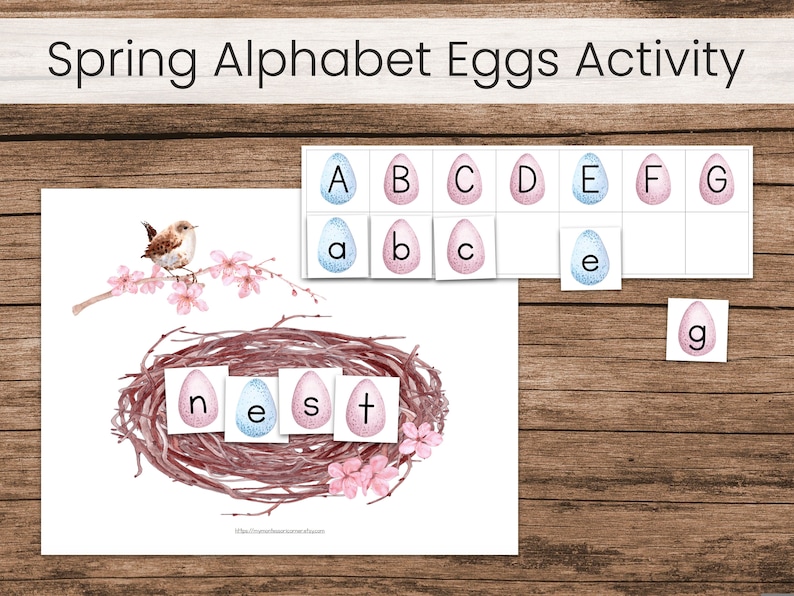 Spring Preschool Activity Bundle montessori Printable - Etsy