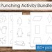 Dotted Punching Shapes Mega Bundle (montessori Fine Motor Printables ...