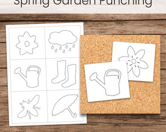 Vertebrates Punching or Tracing Activity montessori Fine Motor ...