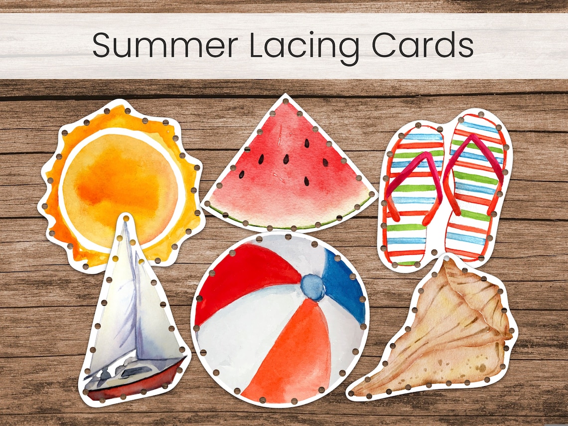 Summer Preschool Activity Bundle montessori Printable - Etsy