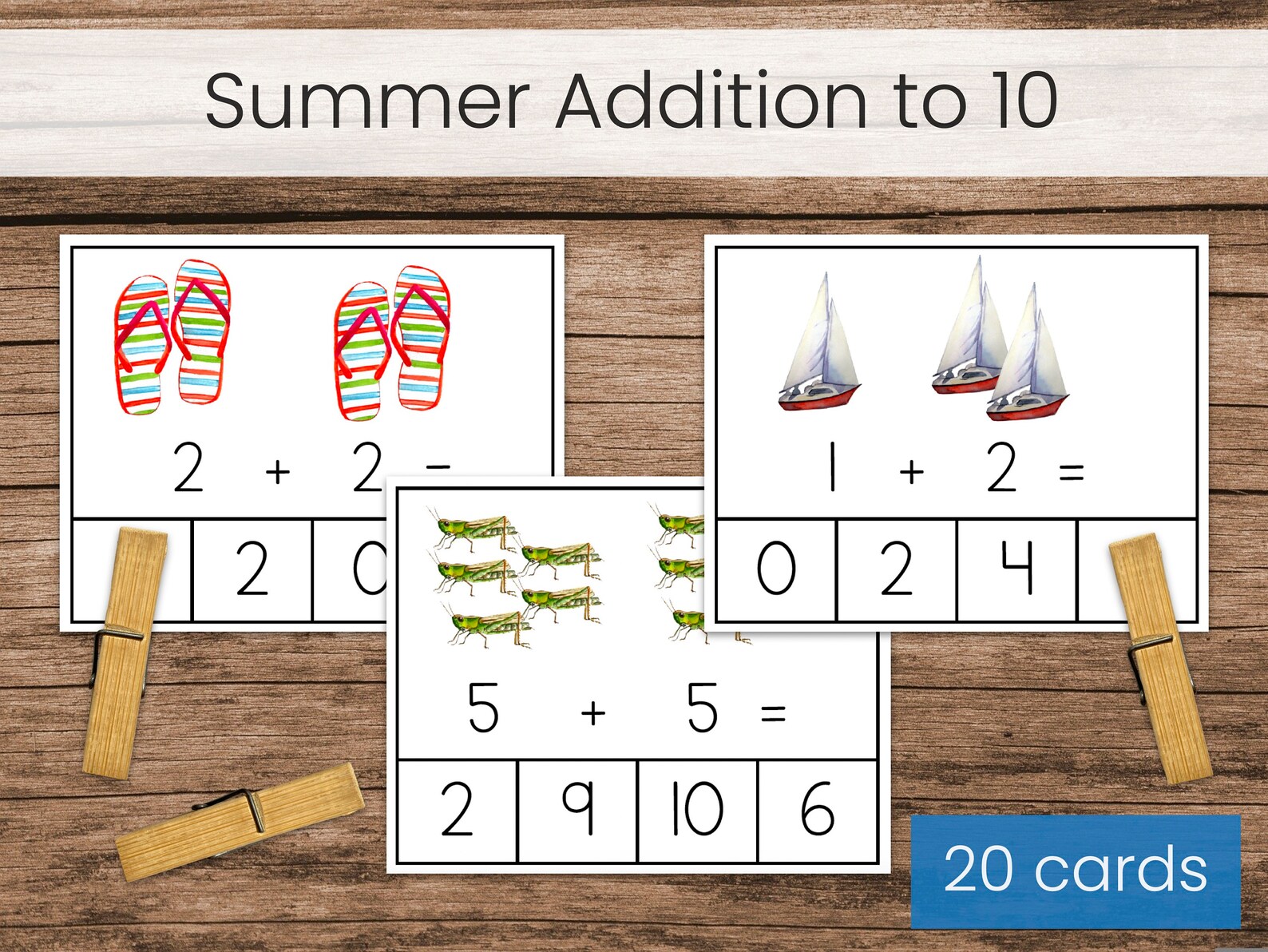 Summer Preschool Activity Bundle montessori Printable - Etsy