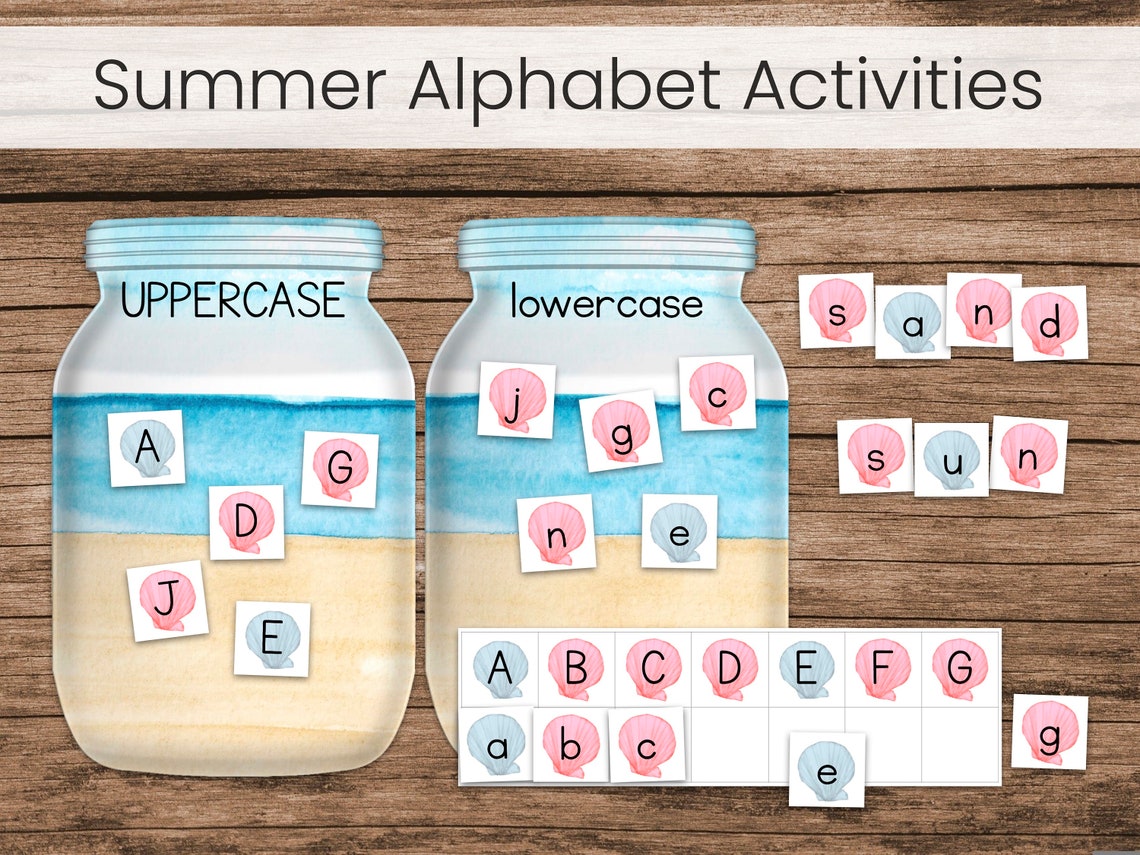 Summer Preschool Activity Bundle montessori Printable - Etsy