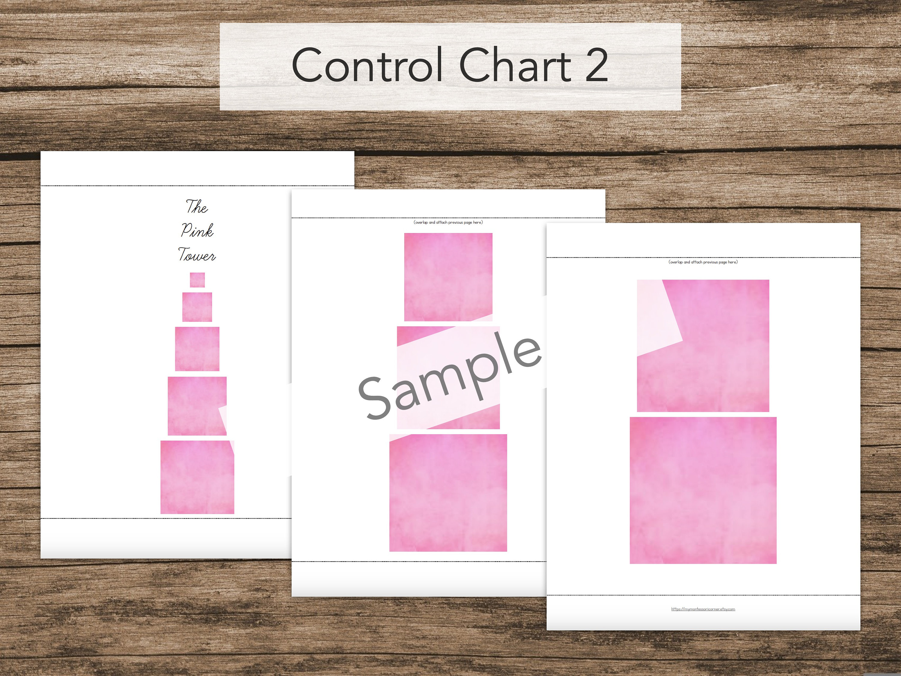 Montessori Pink Tower Printable Activities - Etsy