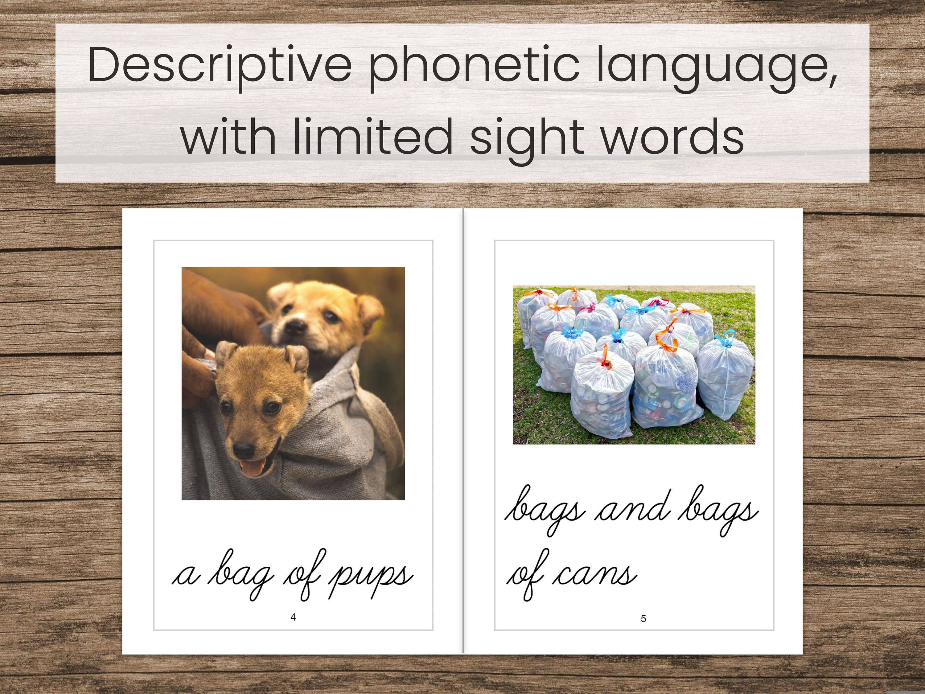 CURSIVE Pink Series Readers Bundle montessori CVC Reading Books - Etsy