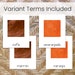 SPANISH Colors Montessori 3 Part Cards, Watercolor - Etsy