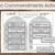 Ten Commandments Memorization Activity kids Bible Lesson Printable - Etsy