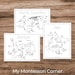 Animals of the Continents Coloring Pages (montessori Preschool ...
