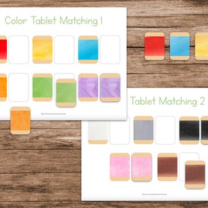 Montessori Shapes and Colors Busy Binder Activities (preschool Matching ...