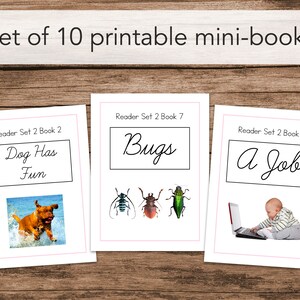 CURSIVE Pink Series Readers Set 2 (montessori CVC Reading Books) - Etsy