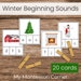 Winter Preschool Activity Bundle, Montessori Printable Unit Materials ...