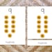 SPANISH Number Counting and Montessori 3 Part Cards, Fall Sunflower - Etsy