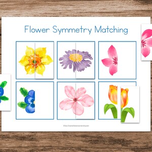Spring Busy Binder Preschool Matching Activities Printable - Etsy