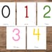 Montessori Number 3-part Cards printable Preschool Materials - Etsy