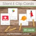 Digraphs CH, Qu, SH, TH Clip Cards (montessori Green Series Language ...