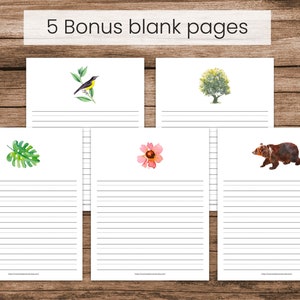 Nature Bible Verses Copywork (printable Tracing and Handwriting Pages ...