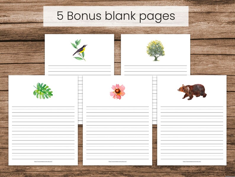 Nature Bible Verses Copywork (printable Tracing and Handwriting Pages ...