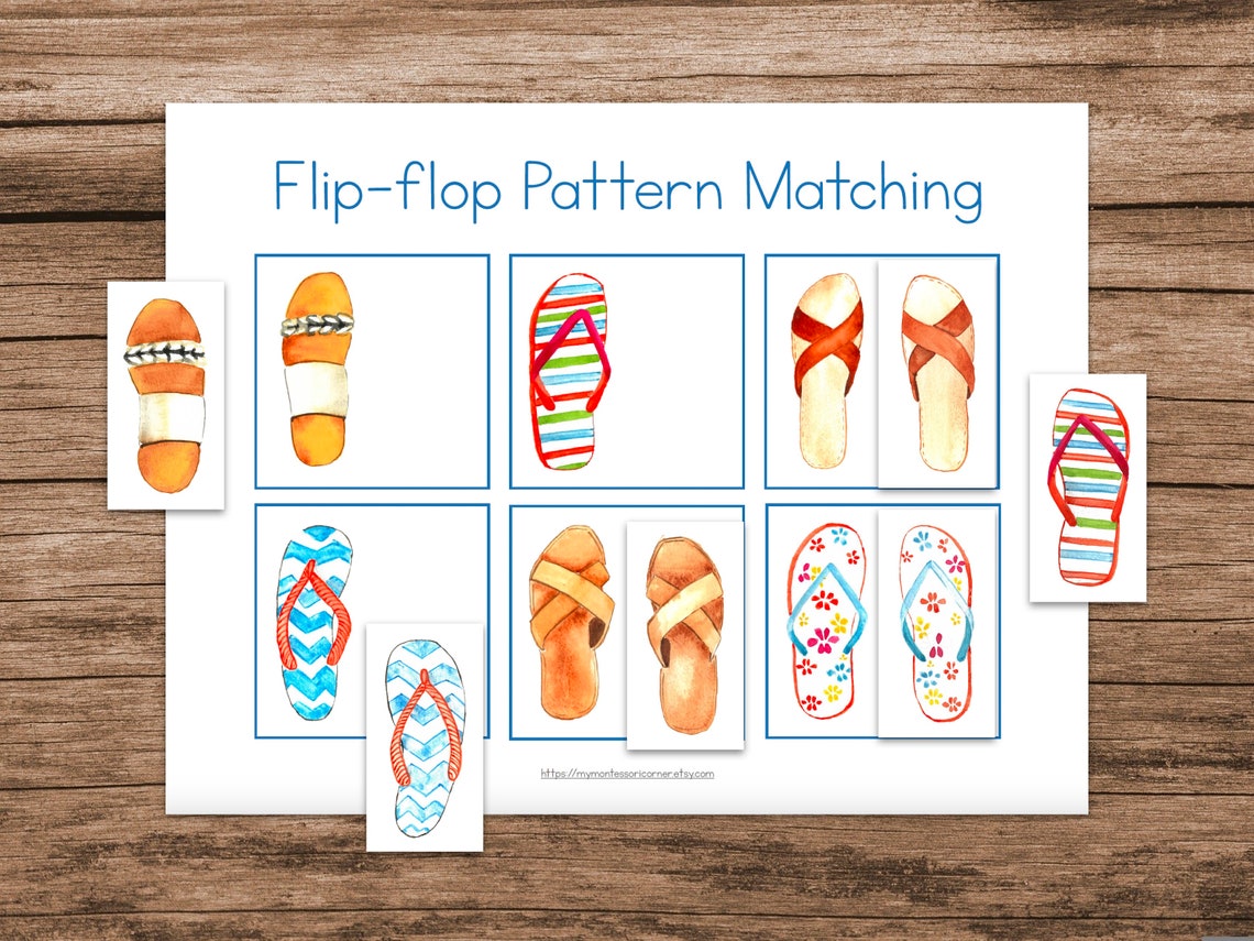 Summer Matching and Sorting Activities montessori Preschool Binder ...