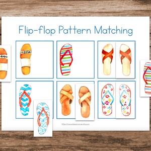 Summer Matching and Sorting Activities (montessori Preschool Binder ...