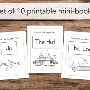 Pink Series Color-me Readers (montessori Decodable Reading Books) - Etsy