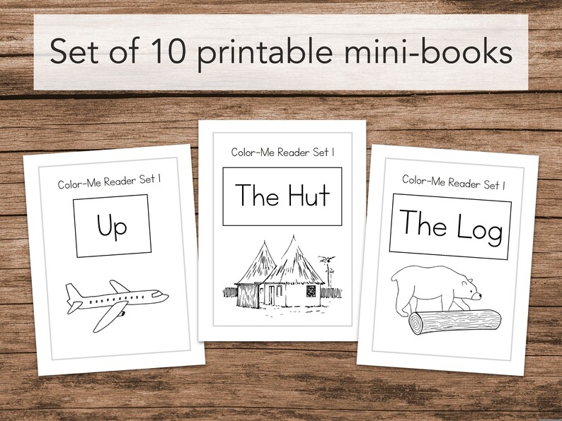 Pink Series Color-me Readers (montessori Decodable Reading Books) - Etsy