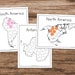 World Continents Dot Marker Worksheets (montessori Geography Printable ...