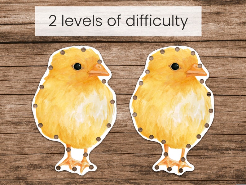 Spring Lacing Cards, Watercolor Nature printable Preschool Fine Motor ...