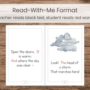 Spring Poetry Read-with-me Readers (decodable CVC and Sight Words) - Etsy