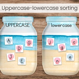 Summer Moveable Alphabet Seashell Activities (montessori Preschool ...