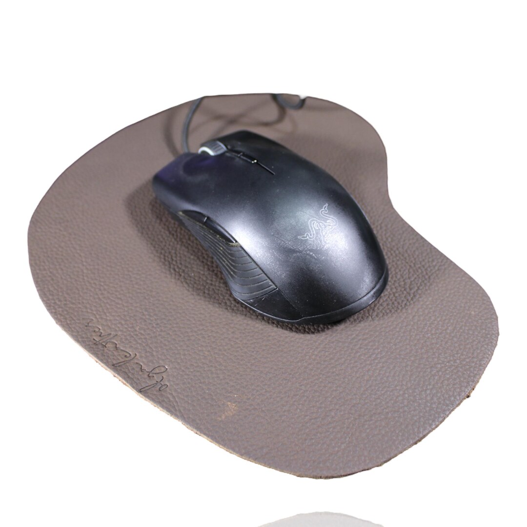 100% Genuine Leather Mouse Pad Work Desk Home Office Essentials ...