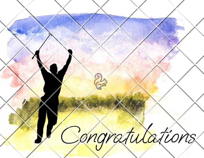 Congratulations Golf Greeting Card - Etsy