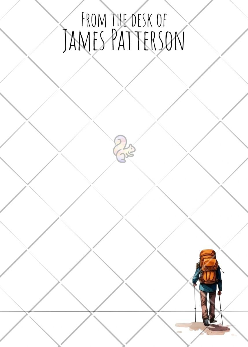 Personalized Backpacking Camp Note Cards Set of 25 130lbs Classic Felt ...