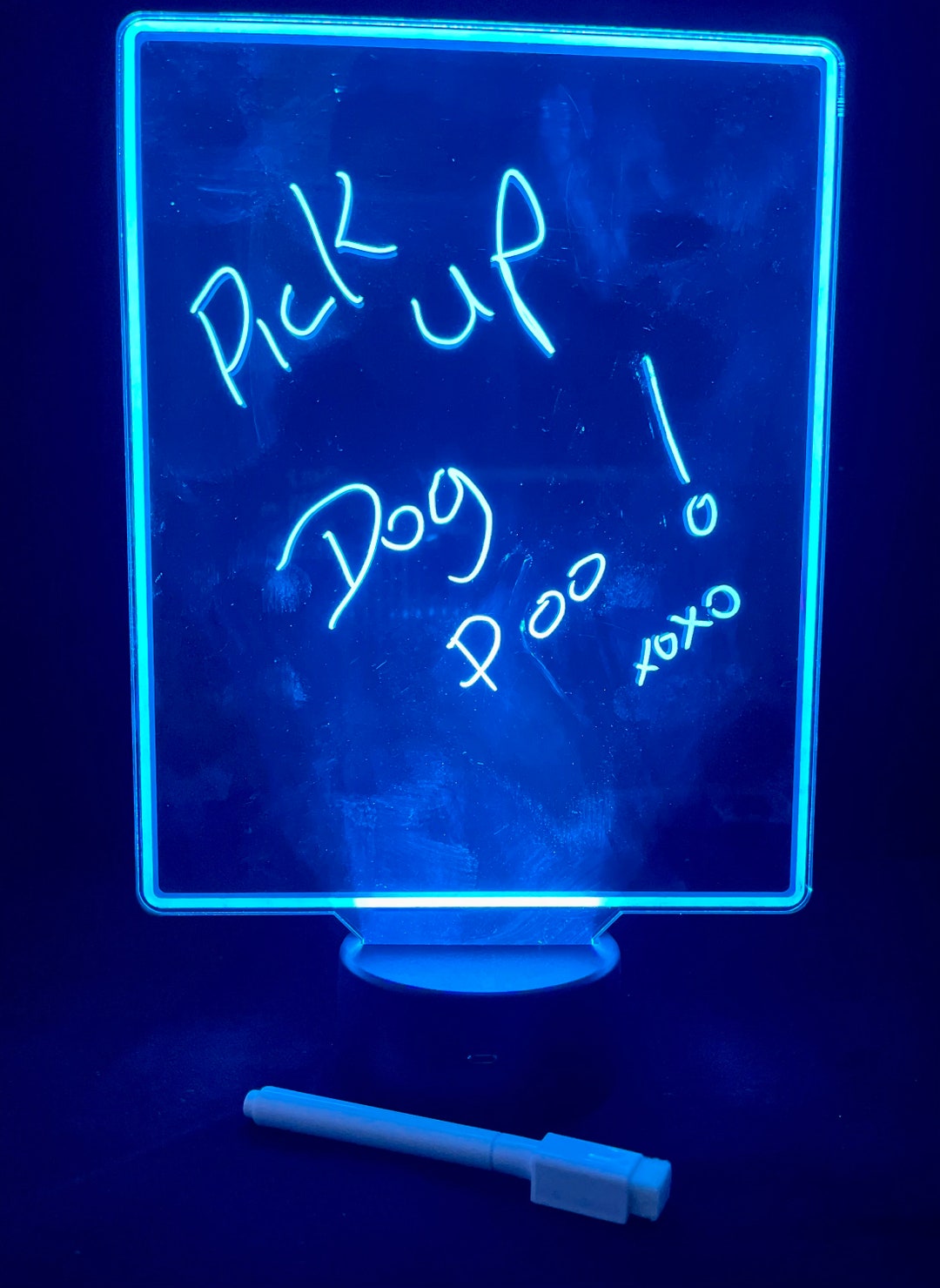 LED Dry Erase Note Lamp - Etsy