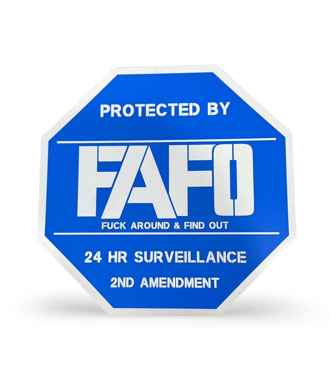 Custom FA/FO Sign - Etsy