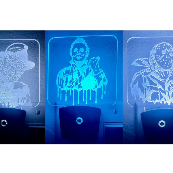 Horror Night Light - Etsy